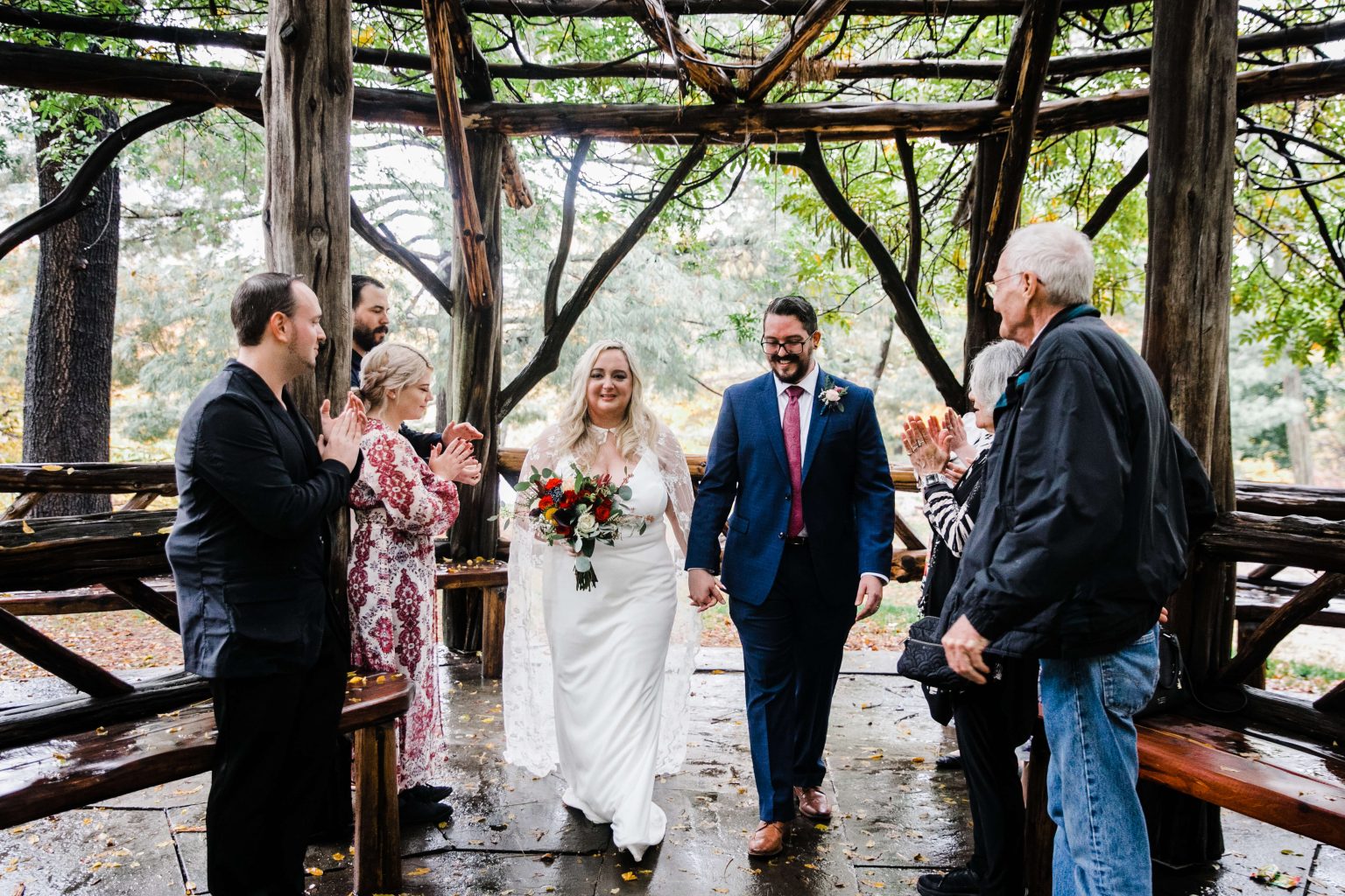 Fall Wedding at Cop Cot in Central Park - Wedding Packages NYC