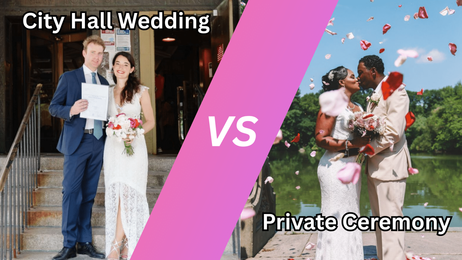 City Hall Wedding vs Private Ceremony in NYC